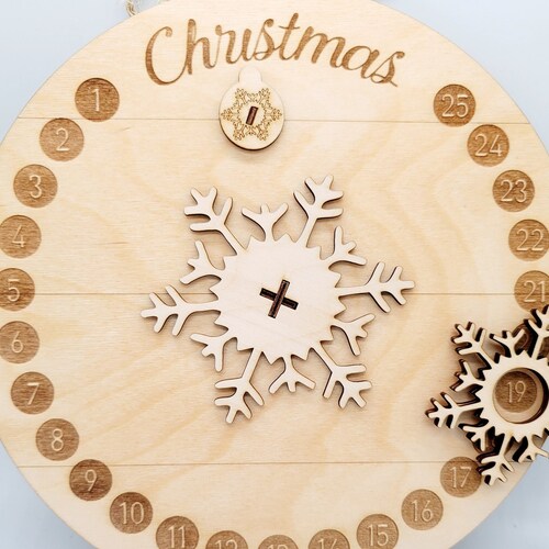 Christmas Countdown Advent Calendar SVG Paper Chain Garland - Etsy