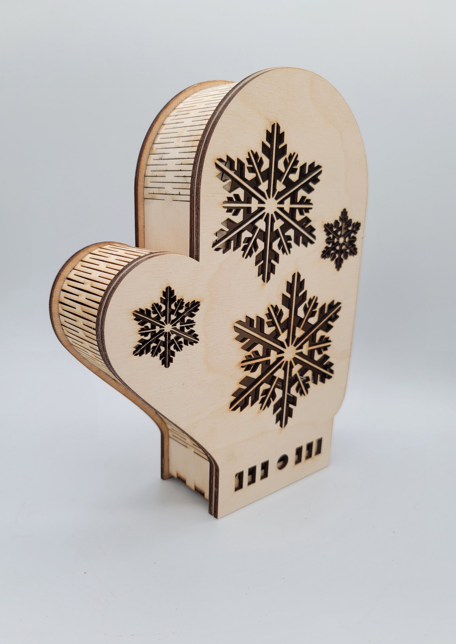 MITTEN BOX SVG Winter Decorations Laser Cut Instant - Etsy