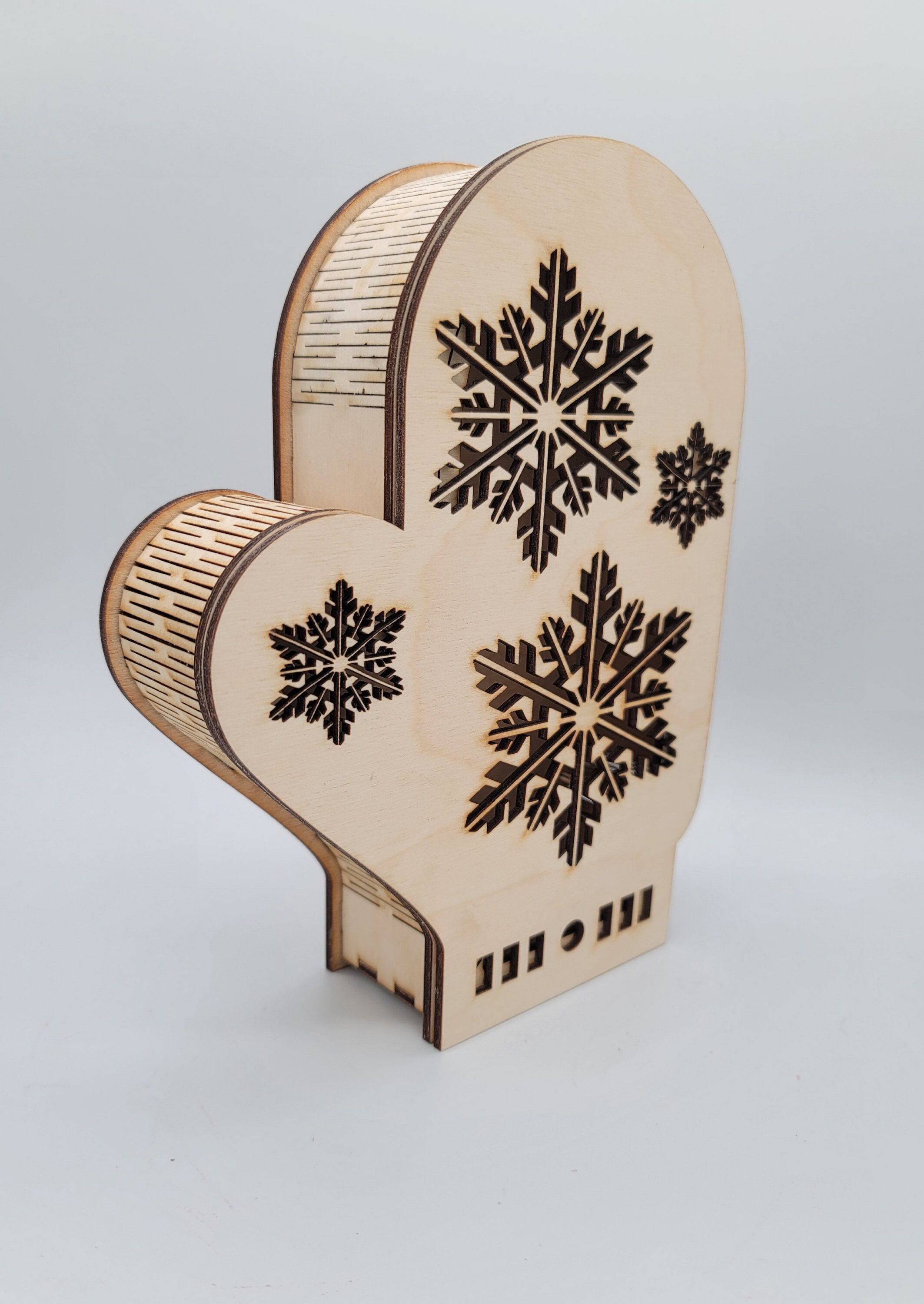 MITTEN BOX SVG Winter Decorations Laser Cut Instant - Etsy