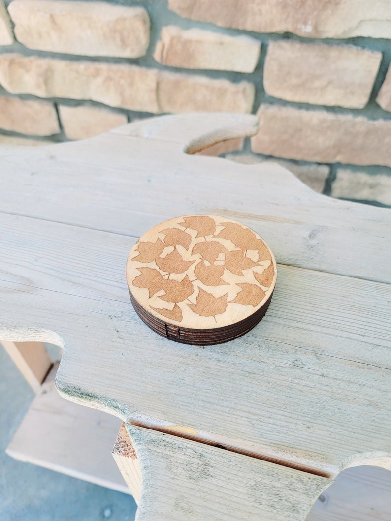 FALL COASTERS SVG Set Leaf Coaster Fall Beer Svg - Etsy