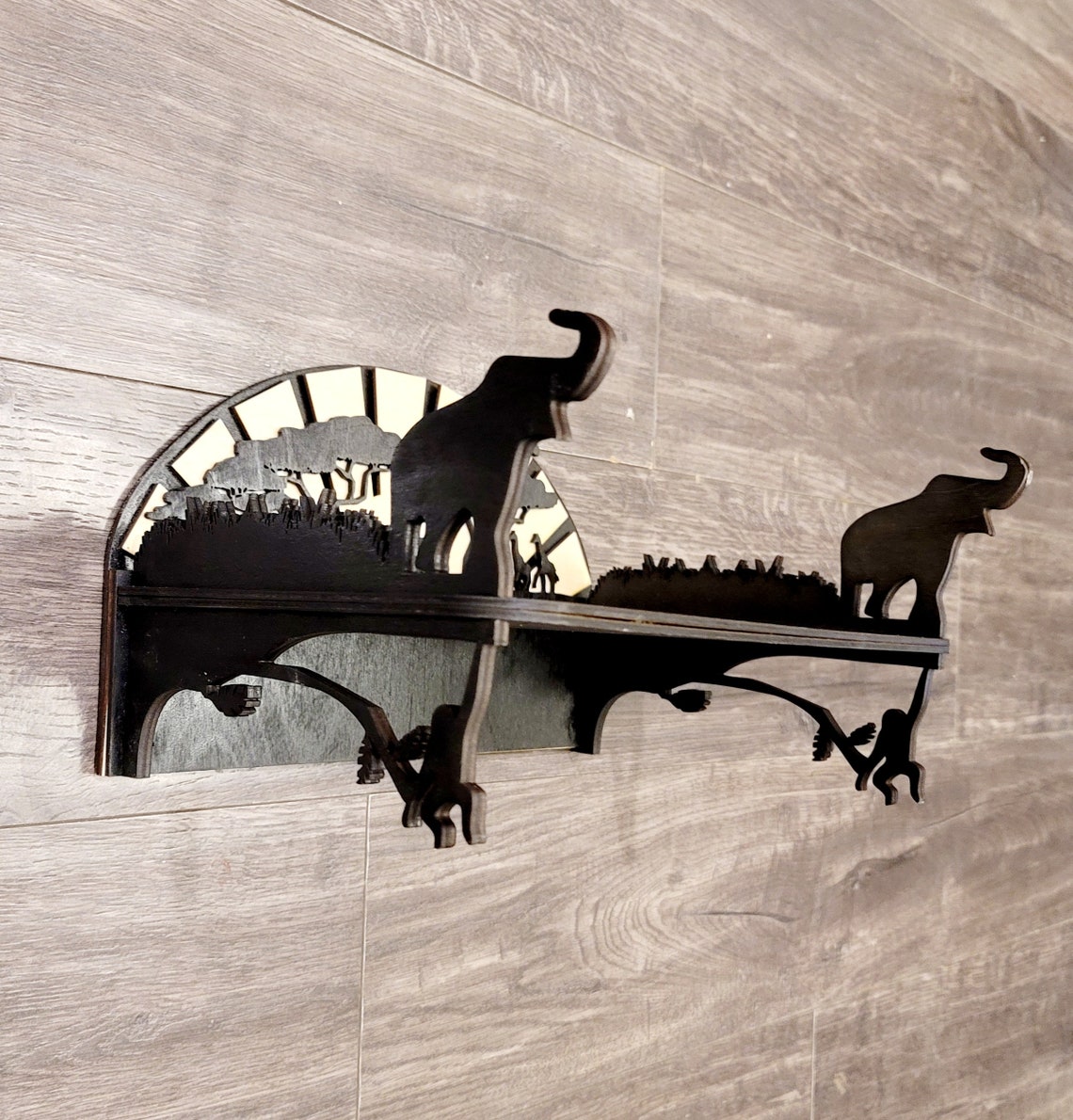 AFRICAN THEMED SHELF Laser Cut Design Svg Dxf Eps Pdf - Etsy