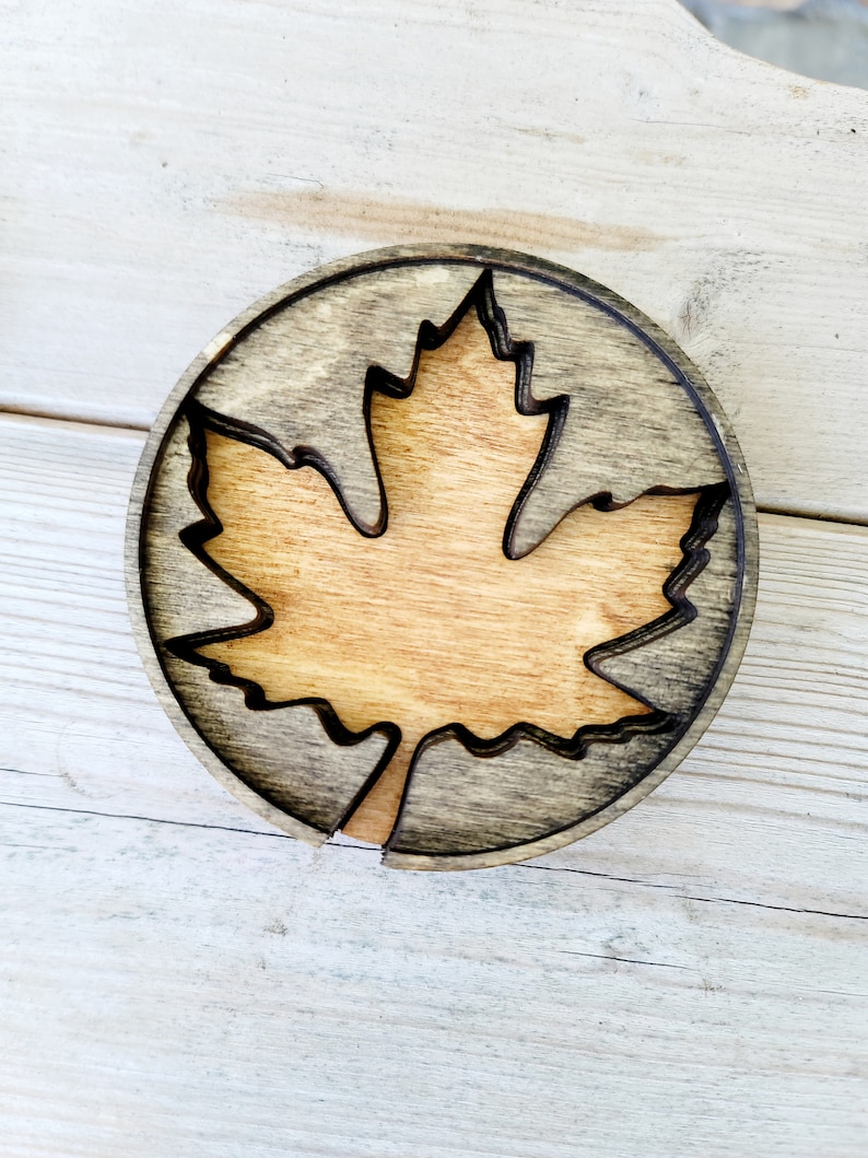 FALL COASTERS SVG Set Leaf Coaster Fall Beer Svg - Etsy