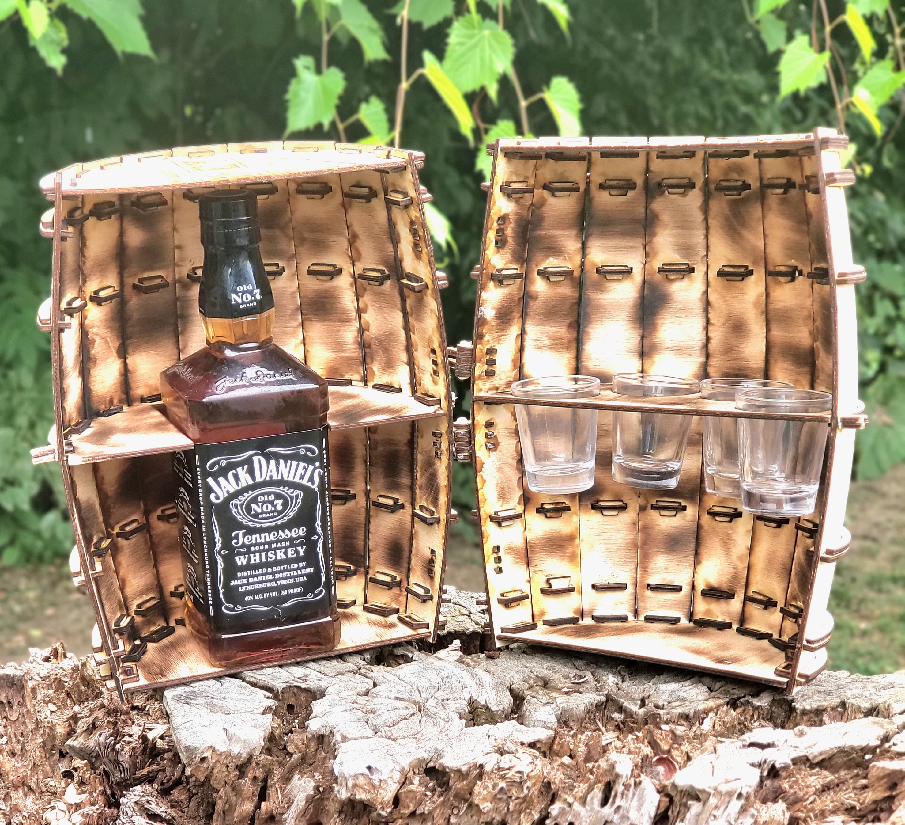 WHISKEY BARREL MINI Bar Design Glowforge Ready Svg Pdf Dxf - Etsy