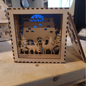 NIGHT LIGHT BOX - Occasion Light Box - Halloween Light Box - Night ...