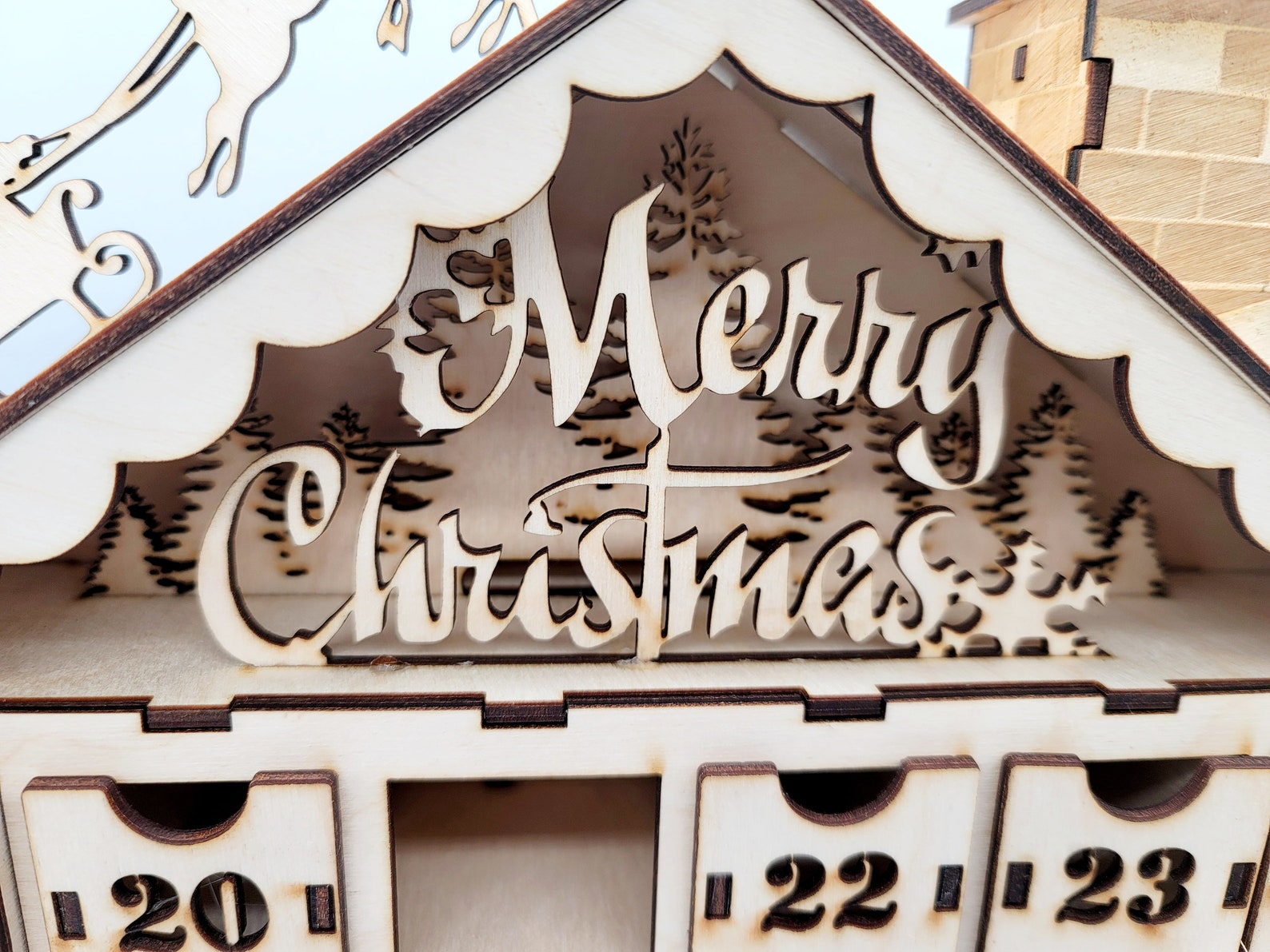 ADVENT CALENDAR SVG, Pdf, Instant Download, Christmas Calendar - Etsy