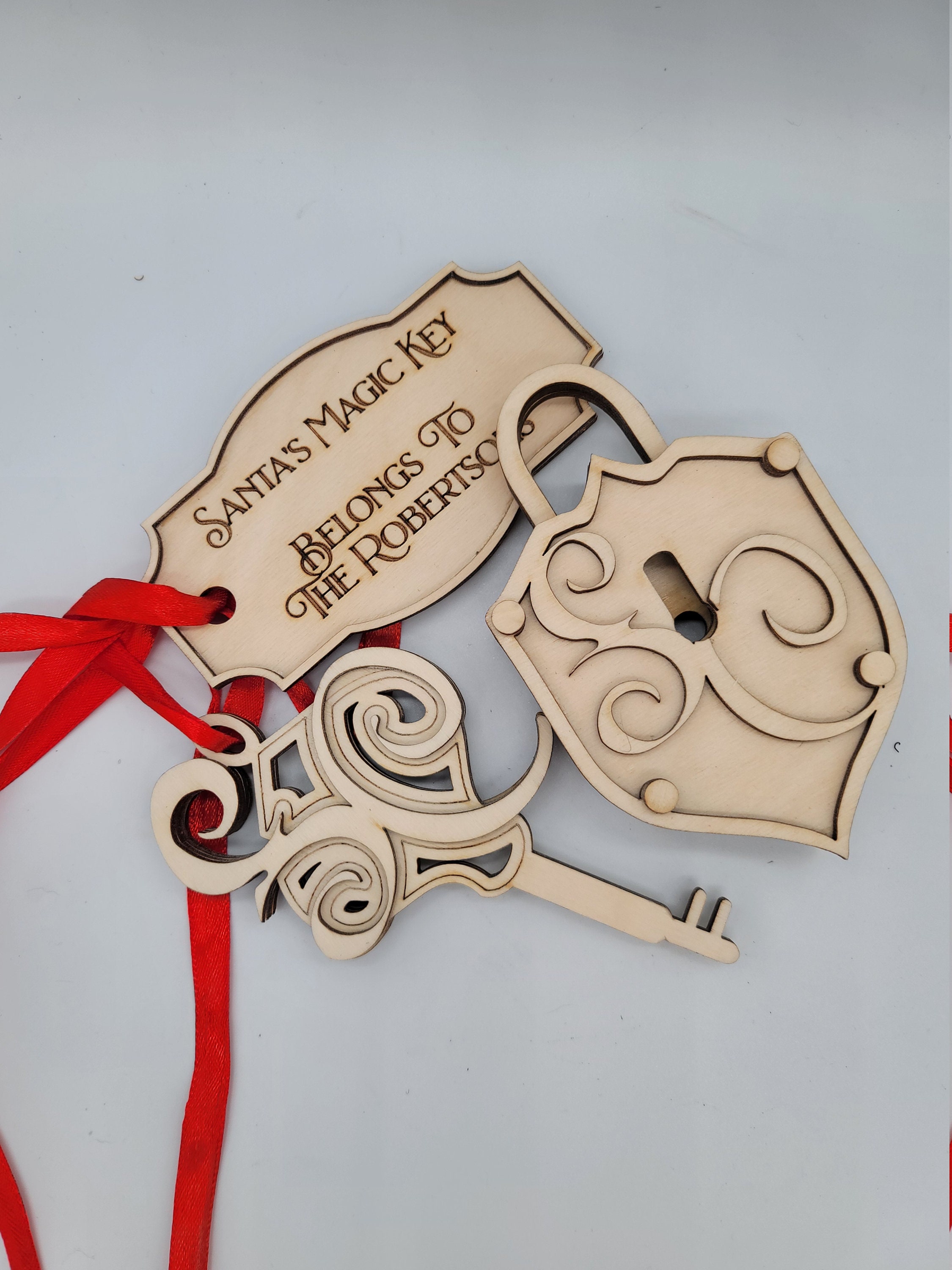 SANTA'S MAGIC WORKING Lock and Key Svg Pdf Instant | Etsy