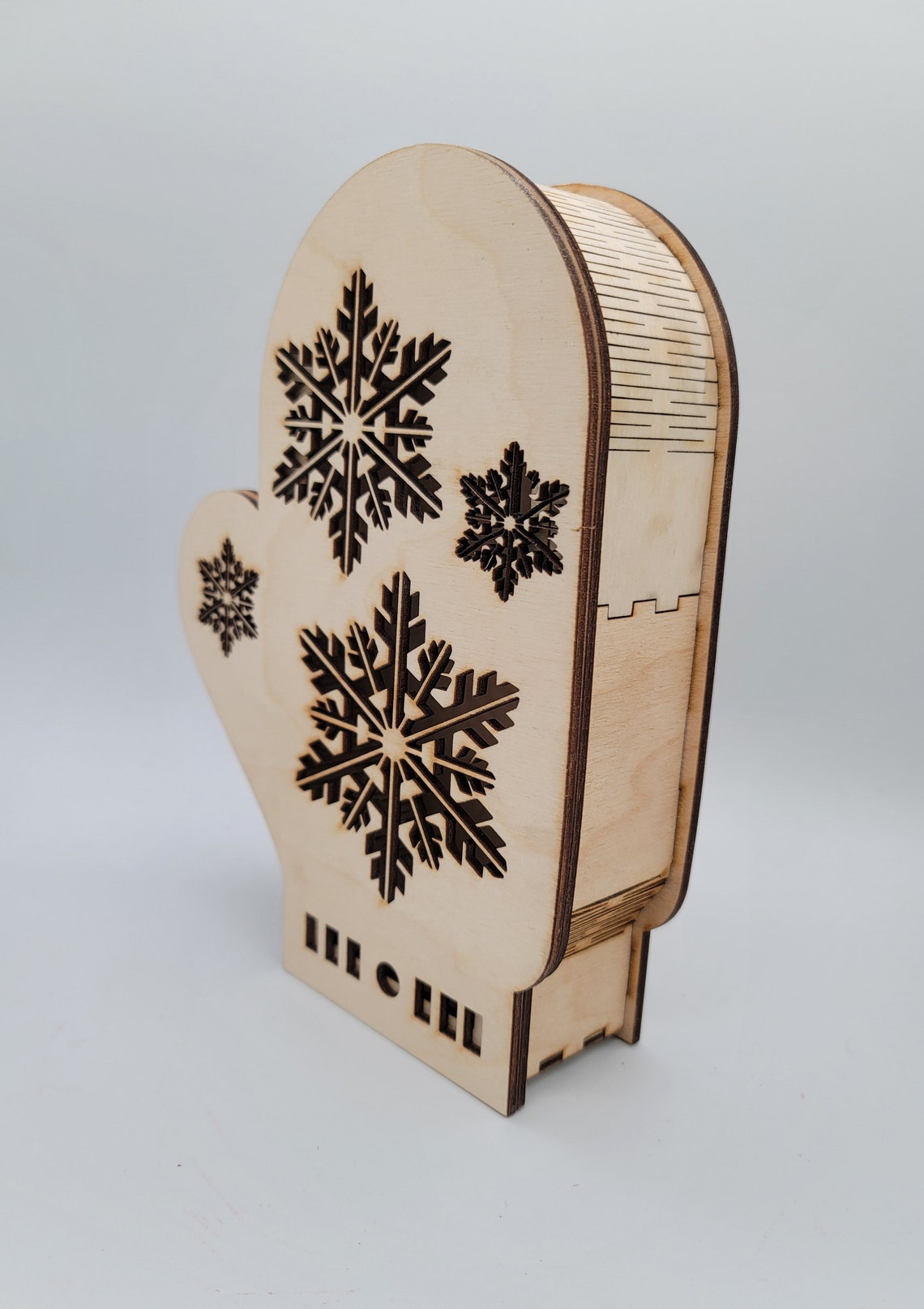 MITTEN BOX SVG, Winter Decorations, Laser Cut, Instant Download, Pdf - Etsy