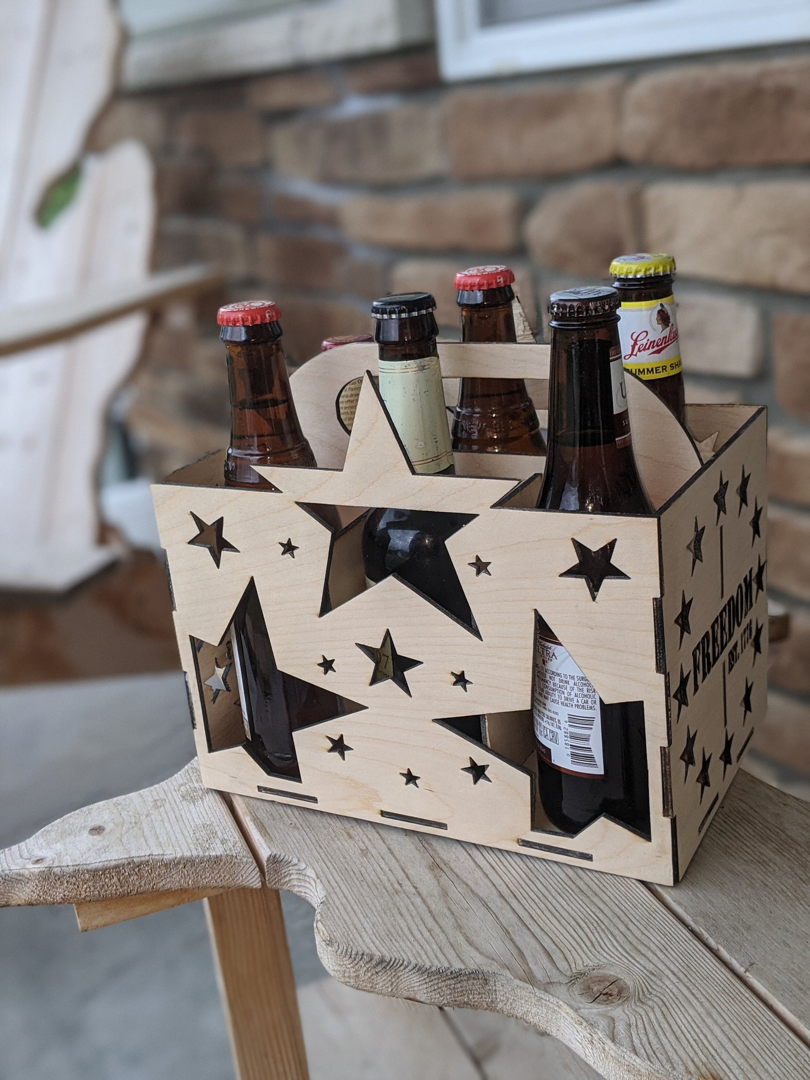Beer Caddy Instant Download Laser Cut Pattern Laser Cut - Etsy