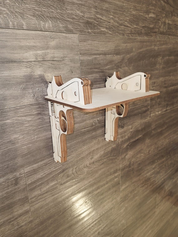 GUN SHELF LASER Cut Svg Pdf Eps Dxf Instant Download - Etsy