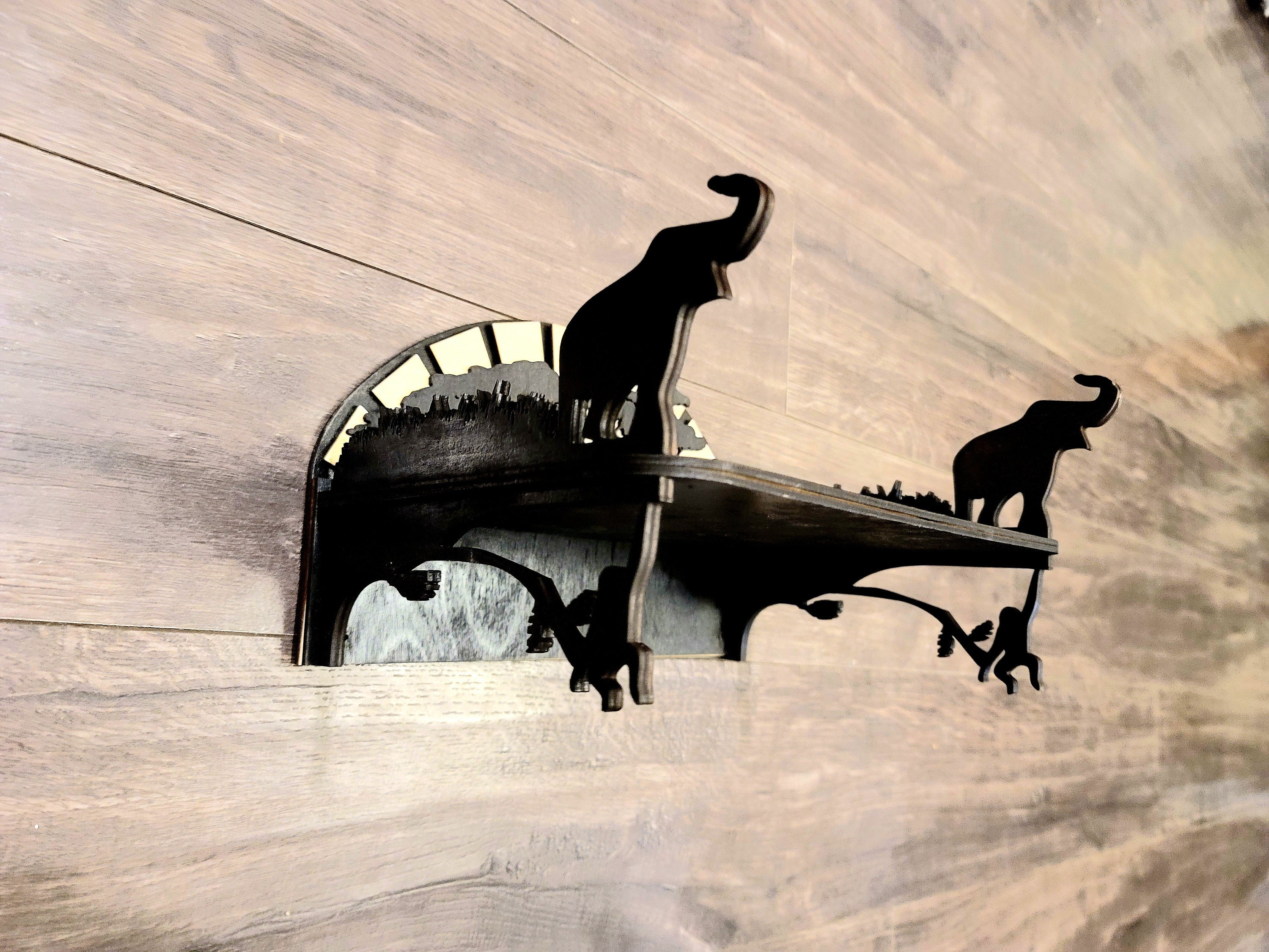 AFRICAN THEMED SHELF Laser Cut Design Svg Dxf Eps Pdf - Etsy