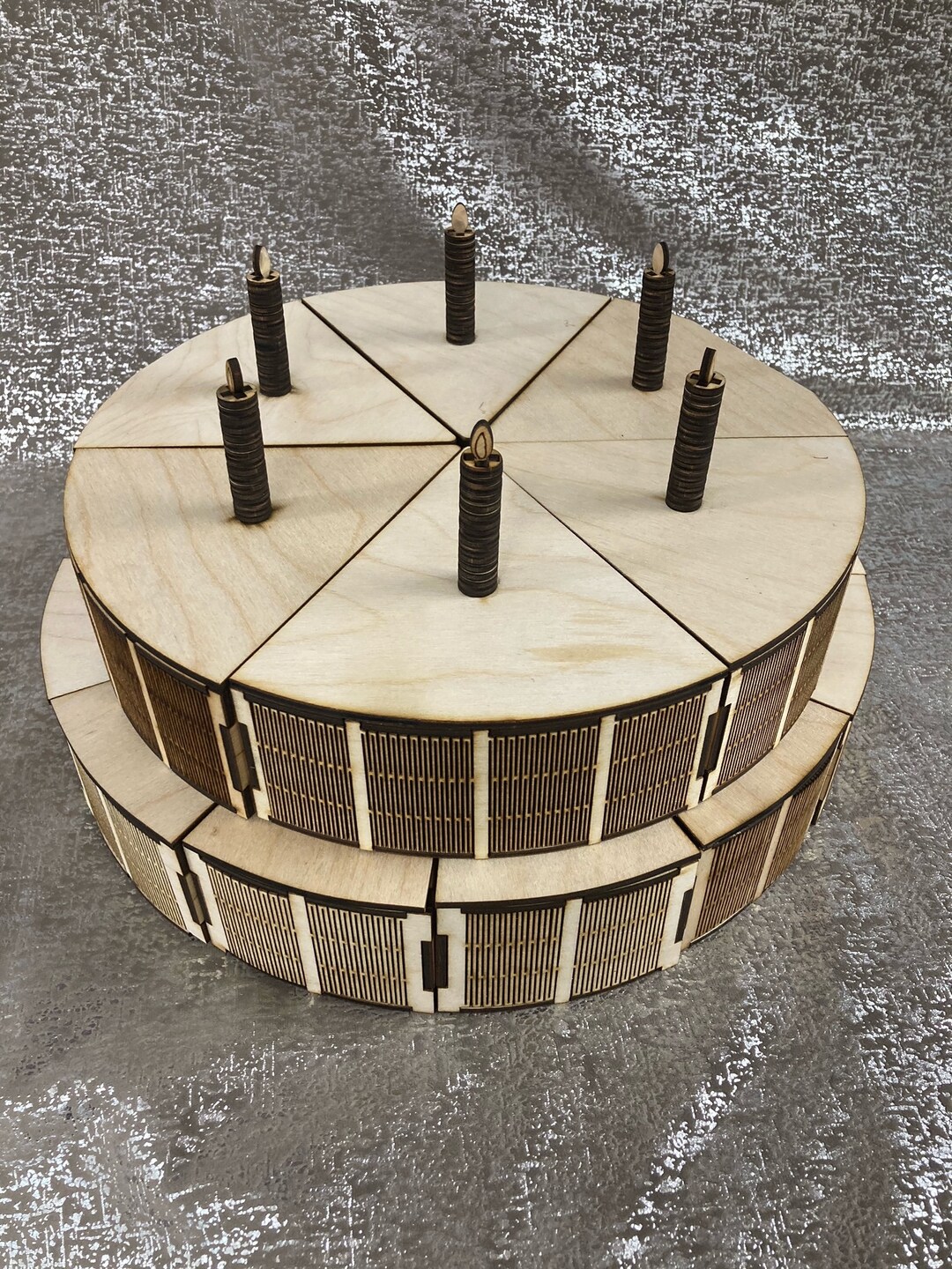 BIRTHDAY CAKE BOX, Svg, 18 Individual Boxes, Pdf, Laser Cut, Instant ...