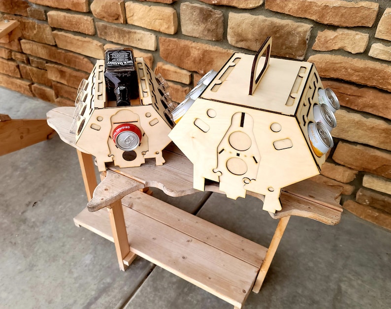 BEER CADDY / JACK & Coke Engine Bundle/ Svg / Pdf / Dxf /eps - Etsy