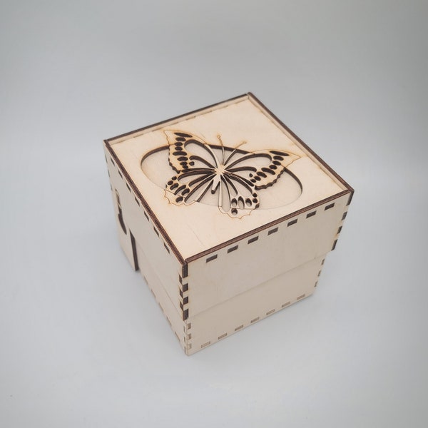 Laser Cut Slide Box - Etsy