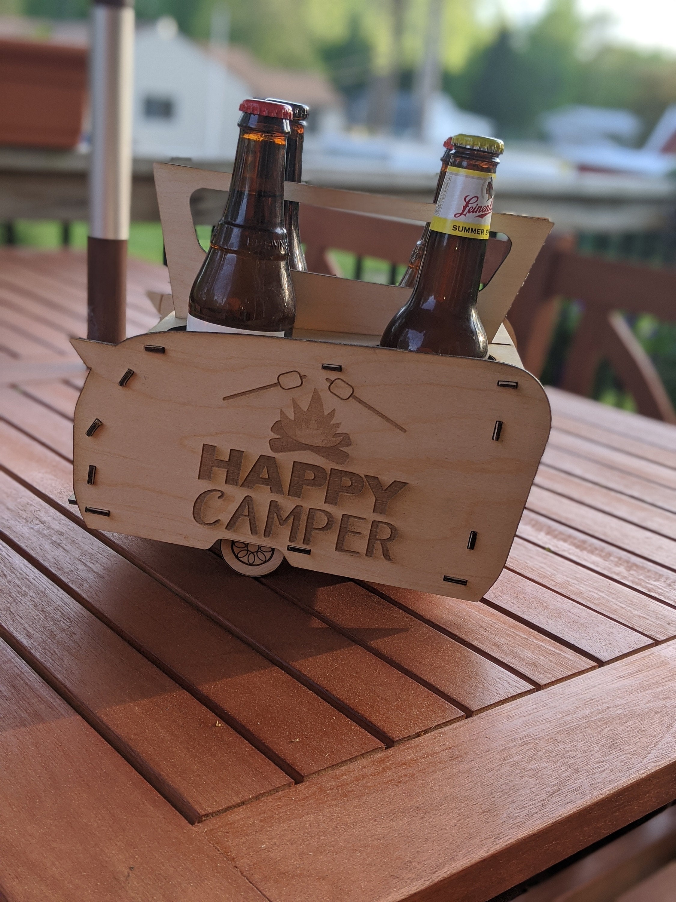 Beer Caddy Instant download Laser Cut Pattern Laser cut | Etsy