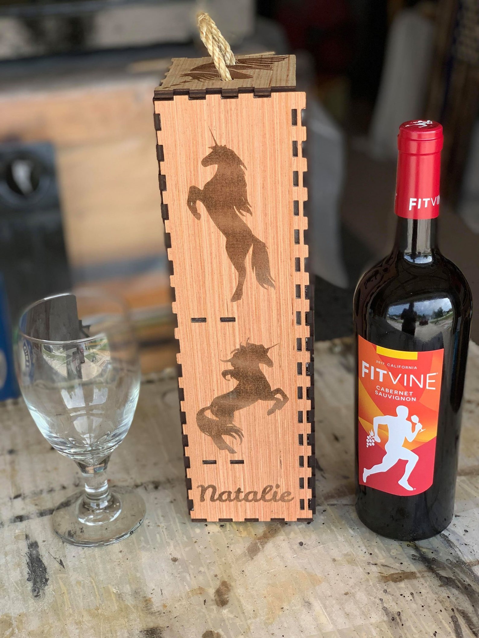WINE BOX SVG Unicorn Wine Box Svg Wooden Wine Box Wine | Etsy