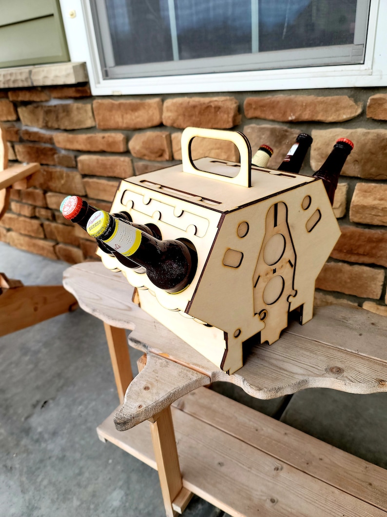 BEER CADDY / JACK & Coke Engine Bundle/ Svg / Pdf / Dxf /eps - Etsy