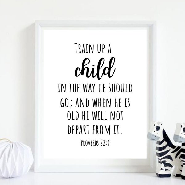 Proverbs 22 6 - Etsy