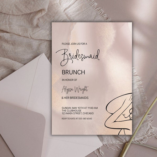 Bridesmaid Proposal Brunch Invitation - Etsy