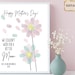 Editable Printable Dandelion Fingerprint Art / Keepsake Craft / Baby ...