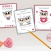 Owls Valentines Day for School Valentines, Valentine's Day Cards, Owl ...
