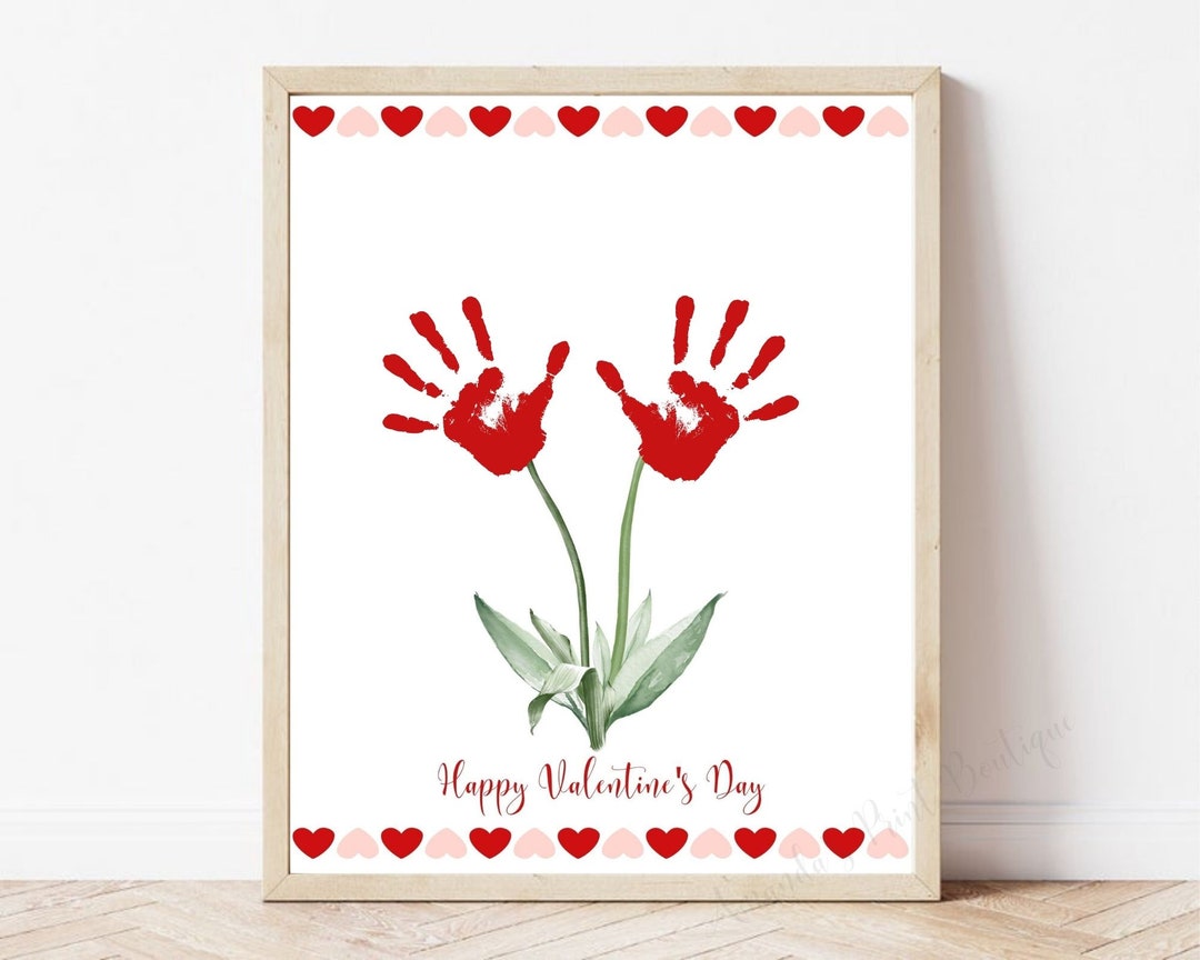 Handprint Art / Keepsake Craft / Baby Toddler Child Gift Craft DIY ...