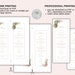 Boho Menu Card Template Lunch/ Dinner / Brunch Menu Printable ...