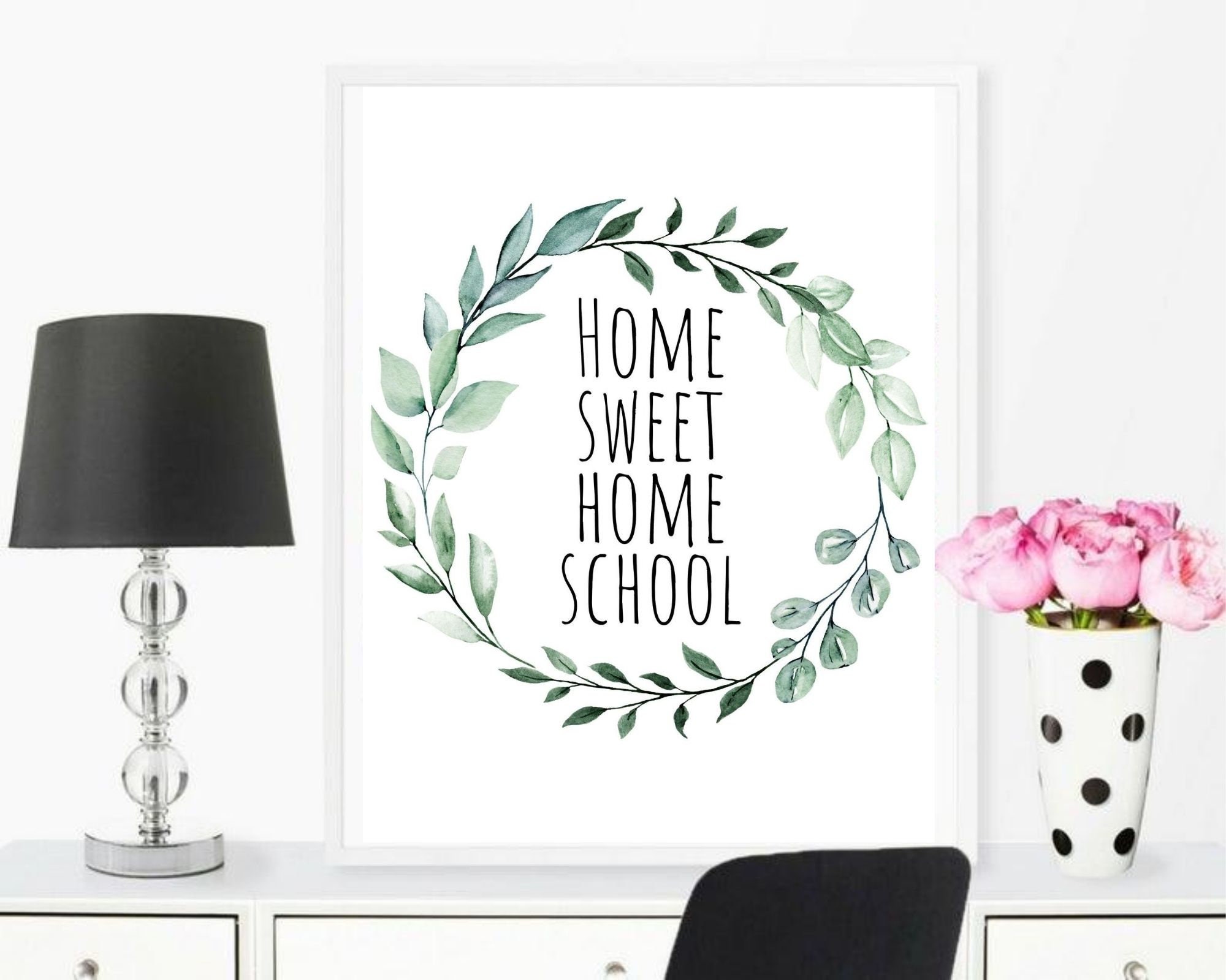 Home Sweet Home School Poster Printable Wall Art Home Decor - Etsy