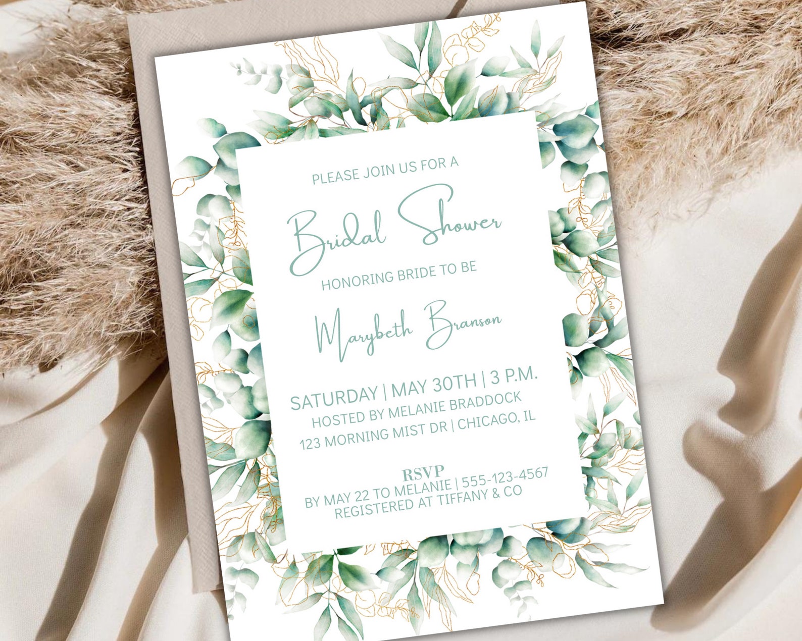 Editable Bridal Shower Invitation Template Printable Bridal - Etsy