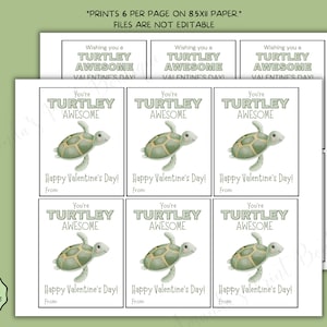 Turtle Valentine, You Are Turtley Awesome, Wishing You a Turtley ...