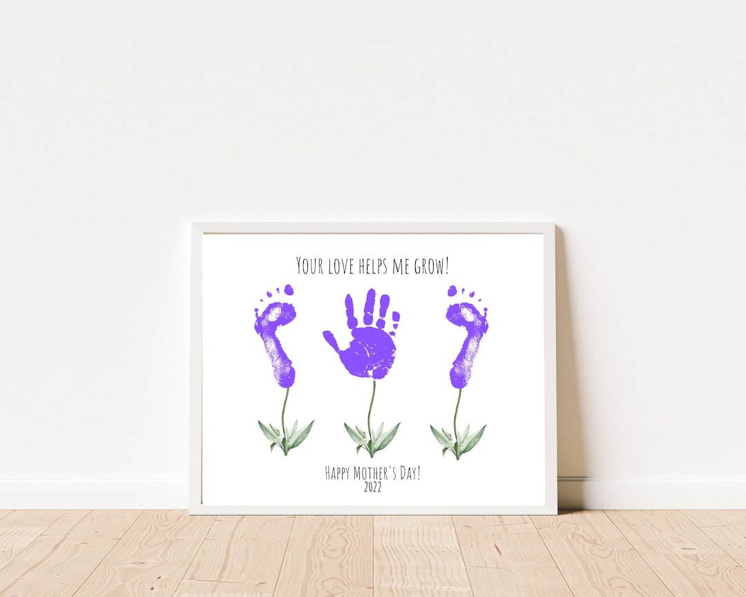 Printable Mother's Day Gift / Handprint Art / Keepsake Craft / Baby ...
