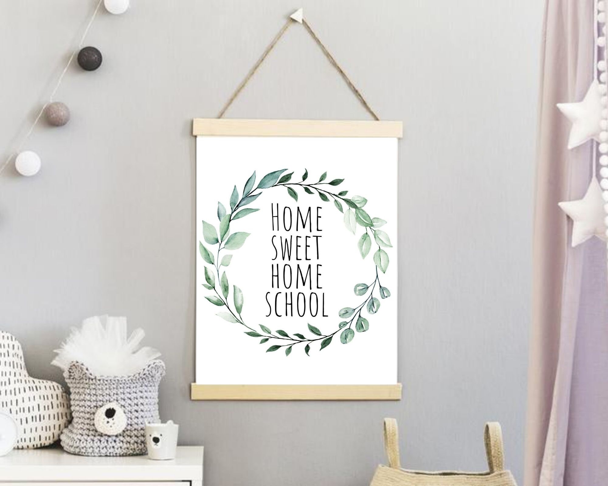 Home Sweet Home School Poster Printable Wall Art Home Decor - Etsy