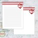 Christmas Candy Printable Stationery /digital Printable Paper/instant ...