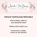 Printable to Do List, Watercolor Floral Planner Insert, Burgundy Blush ...