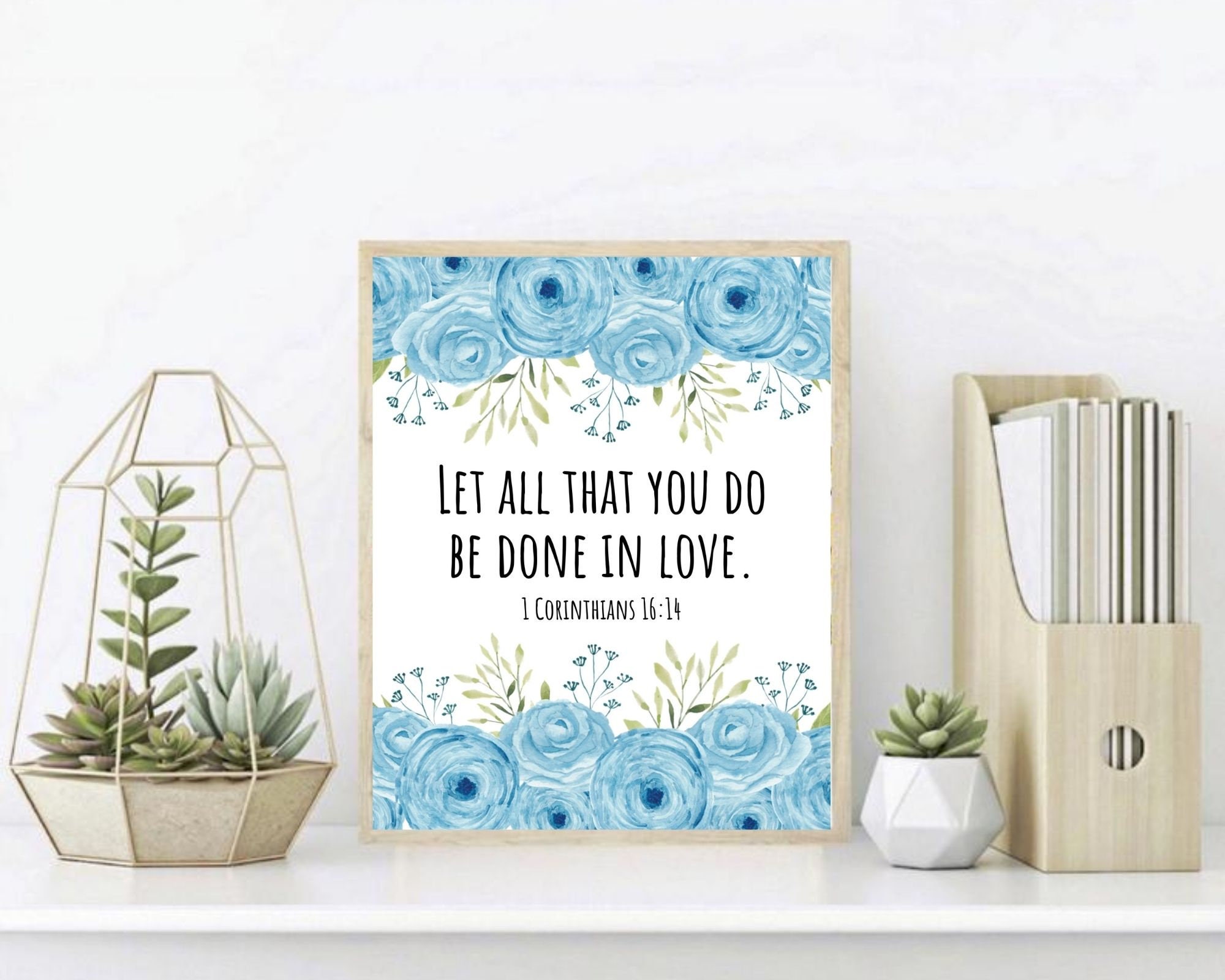 Let All That You Do Be Done in Love 1 Corinthians 16:14 - Etsy