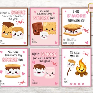 Editable S'mores Valentines Day for School Valentines, Valentine's Day ...