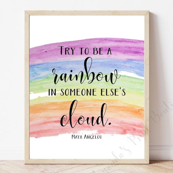 Maya Angelou Quote - Etsy