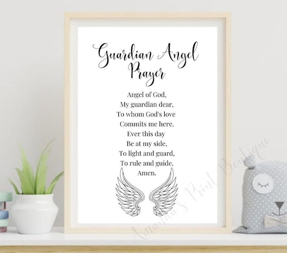 Guardian Angel Prayer Printable