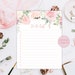 Printable to Do List, Watercolor Floral Planner Insert, Pink Flower ...