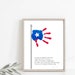Flag Poem Handprint Art , 4th of July, Independence Day, Memorial Day ...
