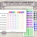 Kids Chore Chart and Chore Bucks, Mom Bucks, Classroom Bucks, Kids ...