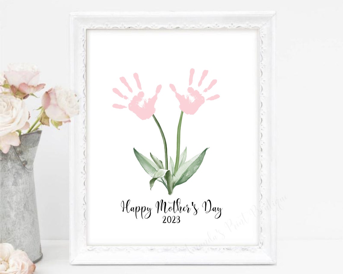 Handprint Art / Keepsake Craft / Baby Toddler Child Gift Craft - Etsy