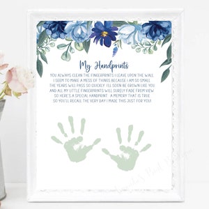 My Handprints Poem/ Handprint Art / Keepsake Craft / Baby Toddler Child ...