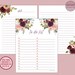 Printable to Do List Watercolor Floral Planner Insert - Etsy