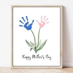 Handprint Art / Keepsake Craft / Baby Toddler Child Gift Craft DIY ...
