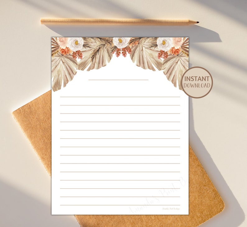 Boho Floral Printable to Do List Watercolor Floral Planner - Etsy