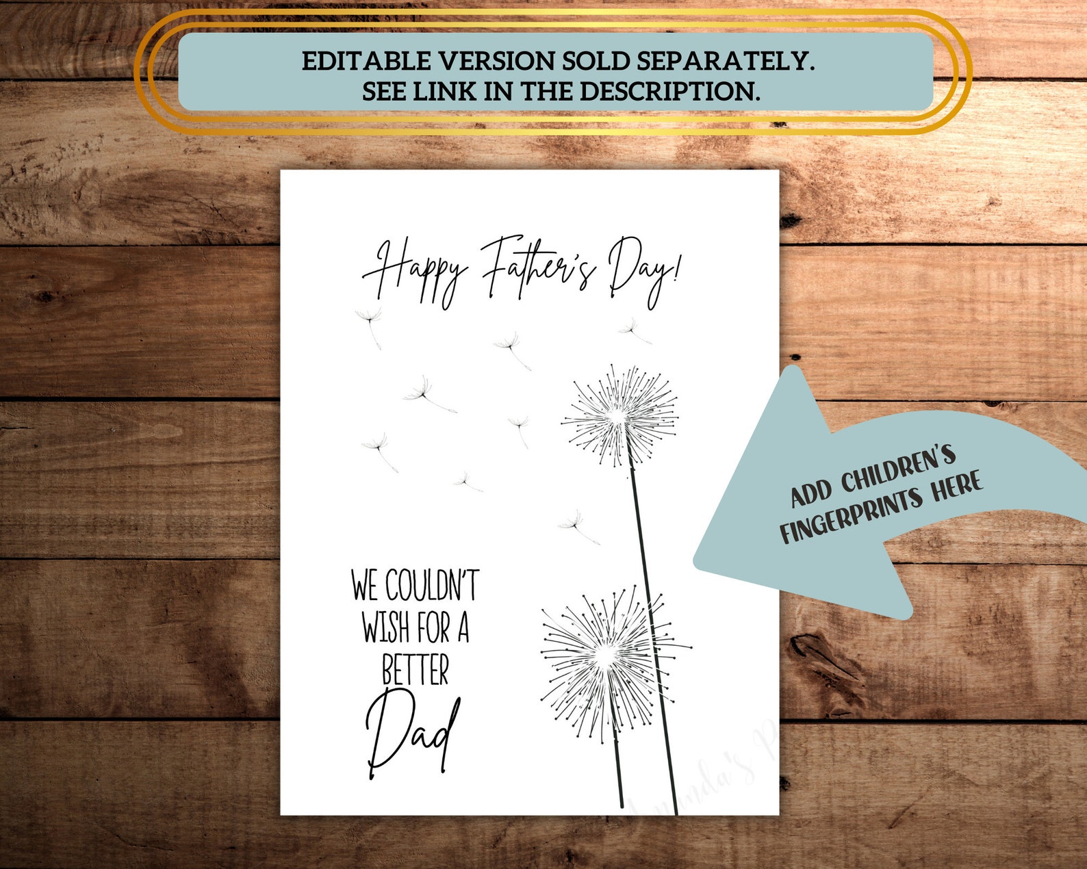 Printable Dandelion Fingerprint Art / Keepsake Craft / Baby - Etsy