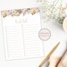 Boho Printable to Do List, Watercolor Floral Planner Insert, Pink ...