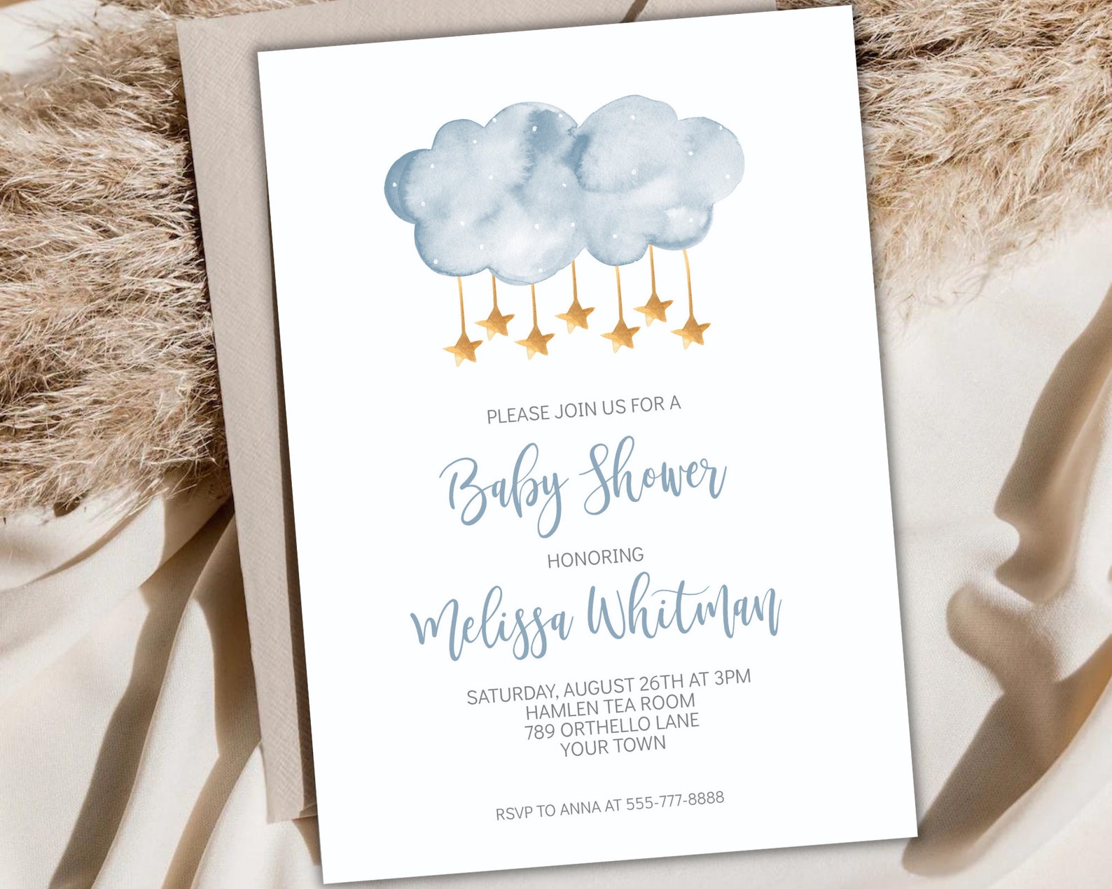 Baby Shower Invitation, Shower Invitation, Party Invite Printable ...