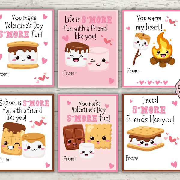 Smores Valentine - Etsy