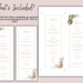 Boho Menu Card Template Lunch/ Dinner / Brunch Menu Printable ...